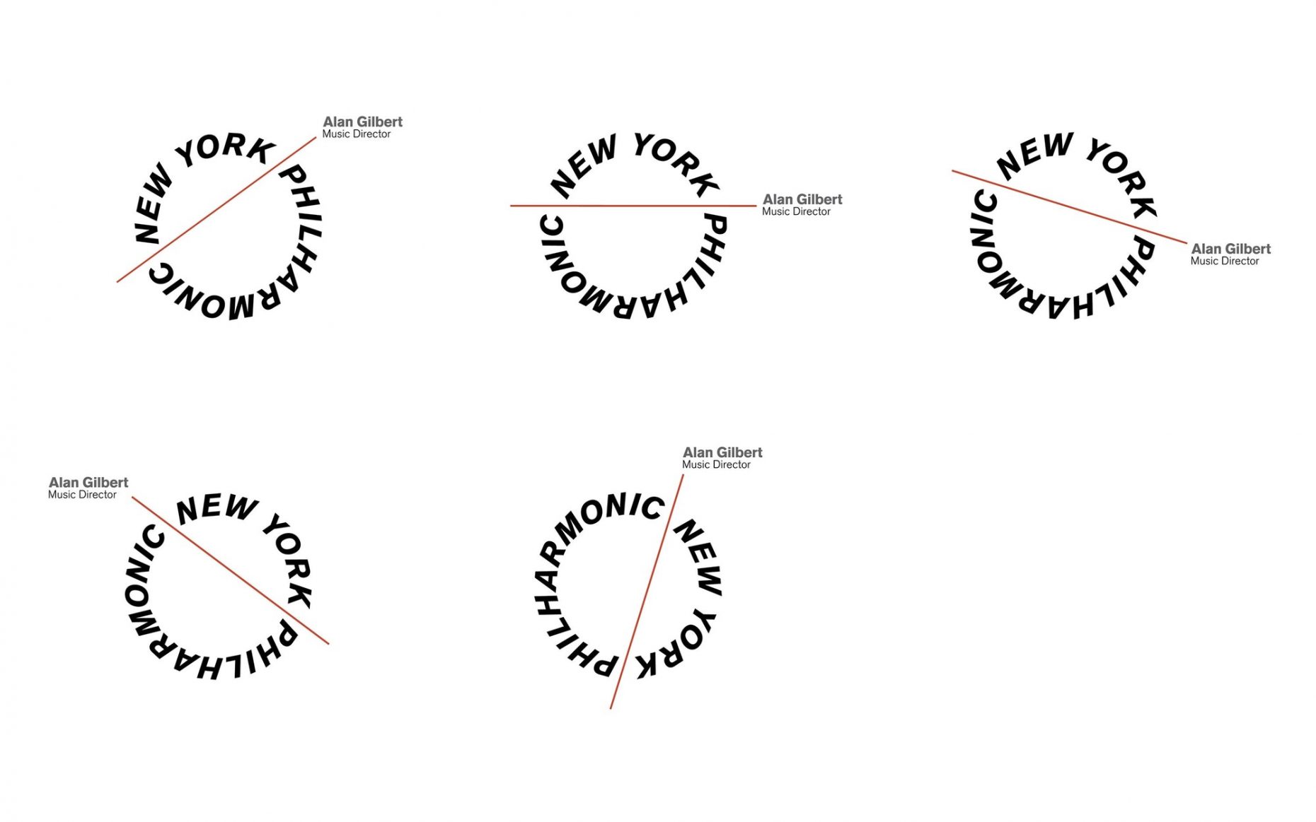 New York Philharmonic logo, by Paula Scher | Logo Design Love