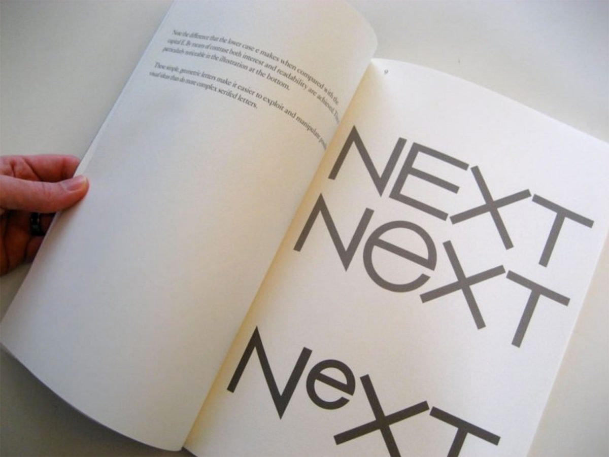 NeXT logo presentation, by Paul Rand | Logo Design Love