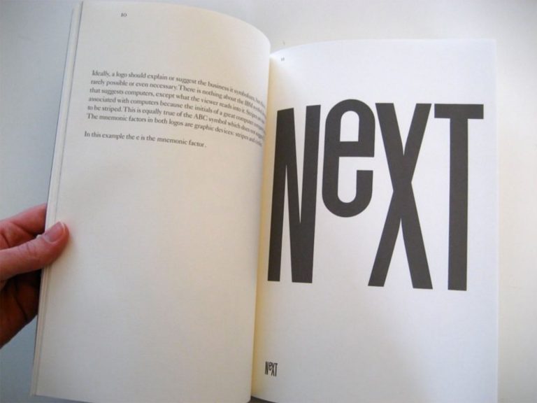 NeXT logo presentation, by Paul Rand | Logo Design Love