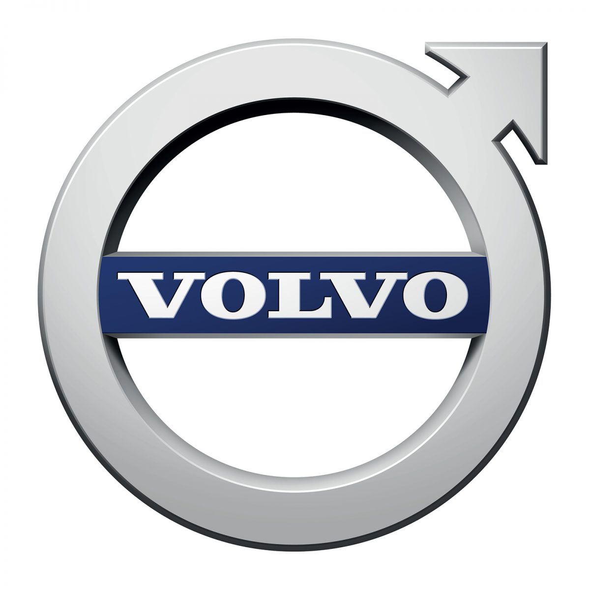 The Volvo logo, the chemical symbol for iron | Logo Design Love