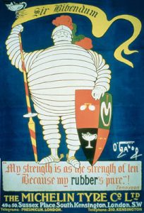 The birth of Bibendum, the Michelin Man | Logo Design Love