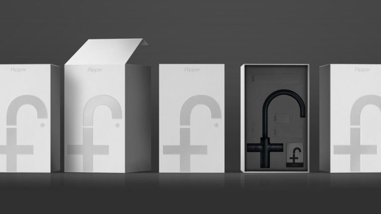 Flipper Taps logo, by Red Dot Studio | Logo Design Love