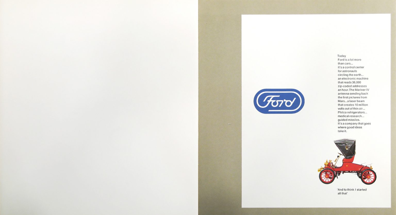 Ford logo presentation book by Paul Rand | Logo Design Love